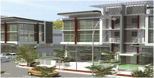 3-storey Semi-Detached Factory at industrial park in Balakong for Sale ...